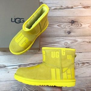 UGG | Shoes | Ugg Classic Mini Scatter Graphic Boot | Poshmark